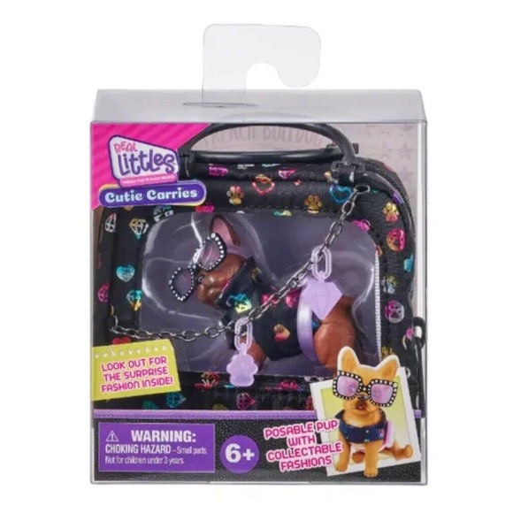 Real Littles | Toys | Real Littles Cutie Carries Black Carrier French ...